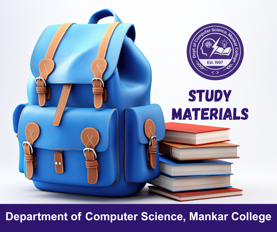 Study Materials | Department of Computer Science | Mankar College